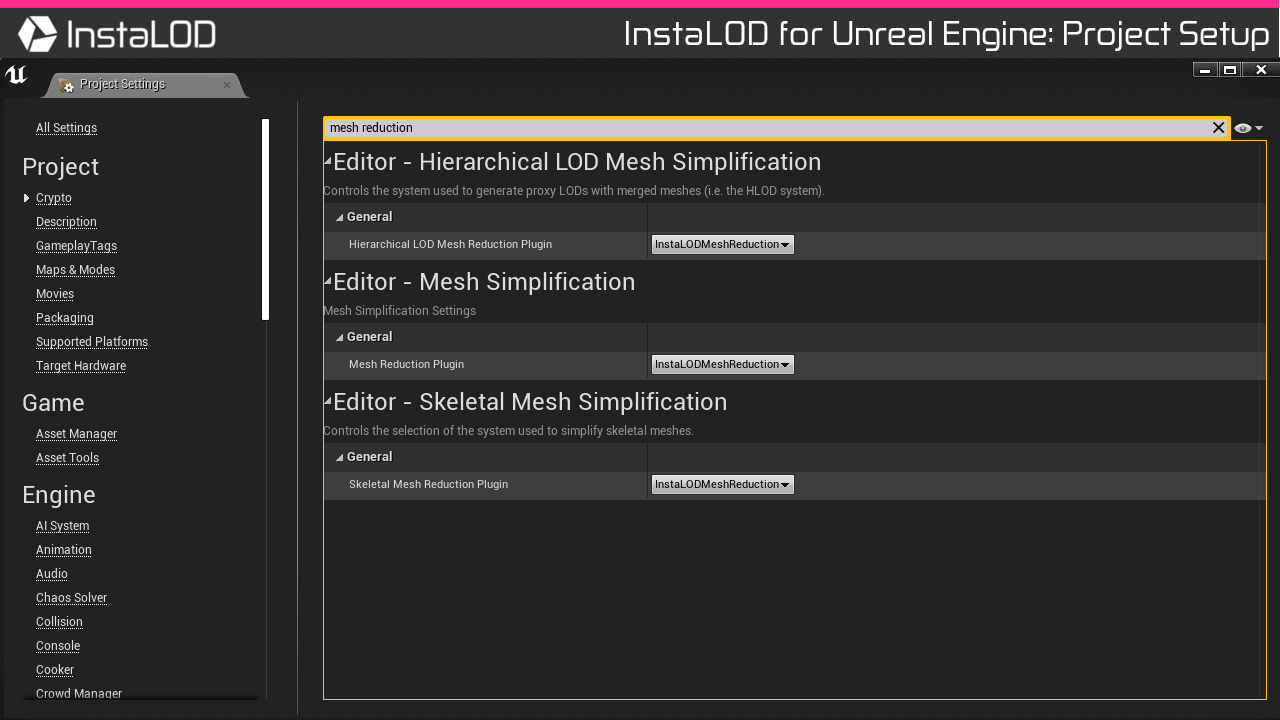 InstaLOD For Unreal Engine | InstaLOD Documentation