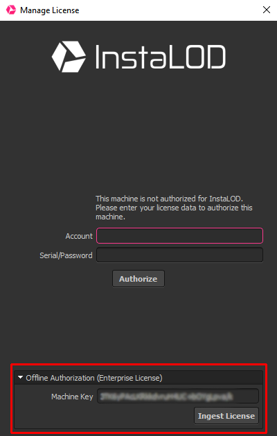 How to Display the Machine Key of My Computer | InstaLOD Documentation